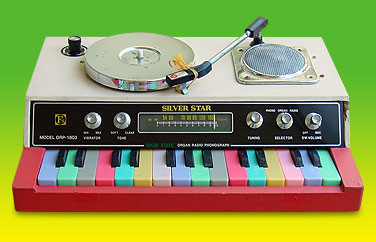 This 1970s electric organ has ALL the colours (and a record player ...